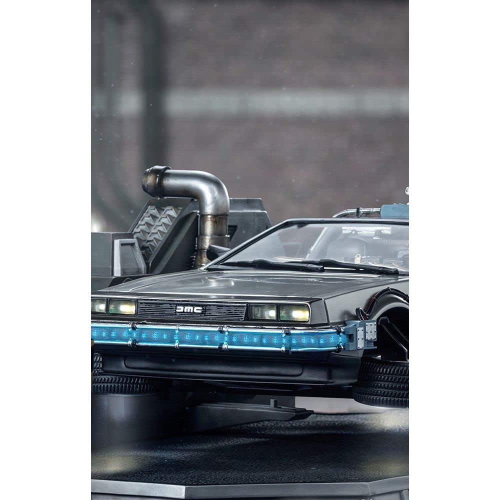 Amazon.com: Iron Studios Statue Delorean - Back to The Future II - Art ...