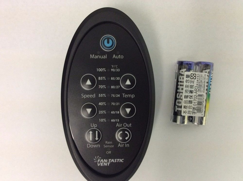 Amazon.com: Fantastic Vent 9068-09 Black Wireless IR Remote : Electronics