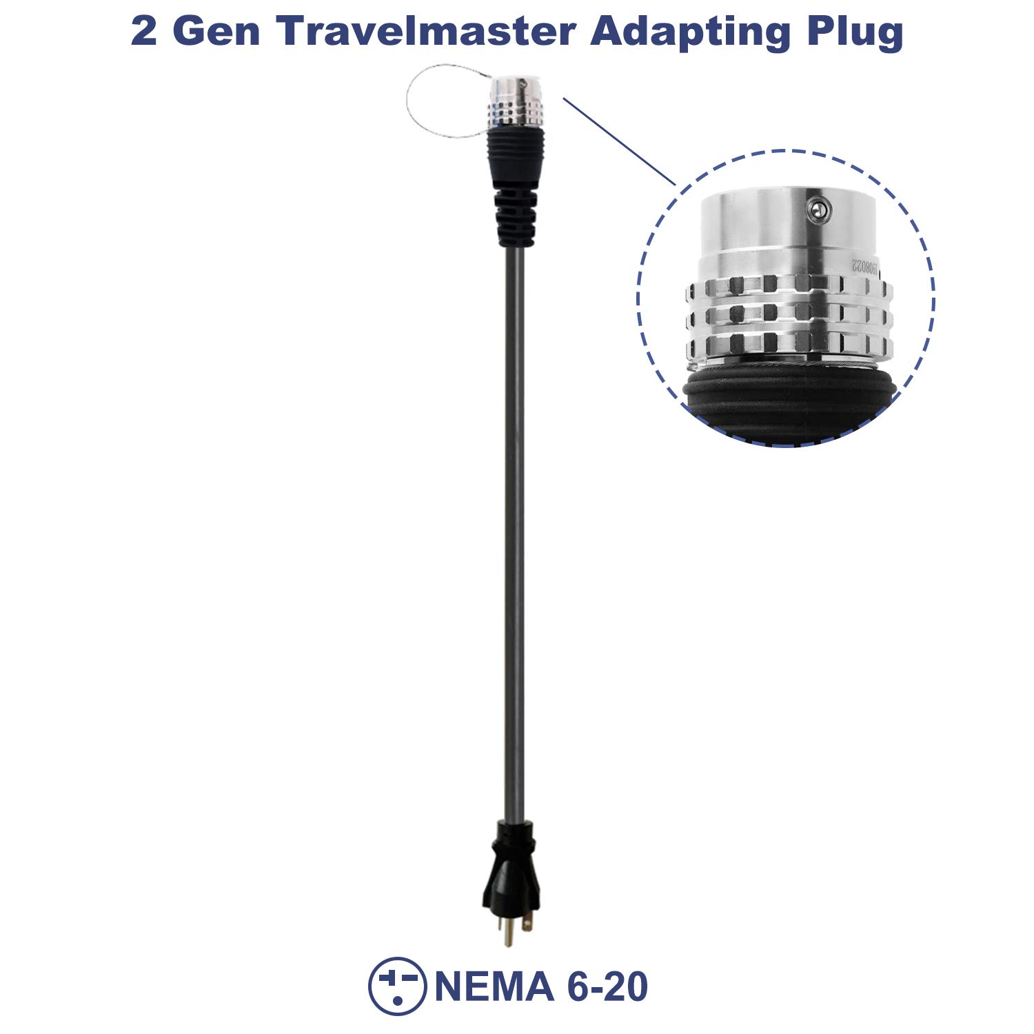 Buy MUSTART The TRAVELMASTER Connector Adapting Plug NEMA 6-20 for ...