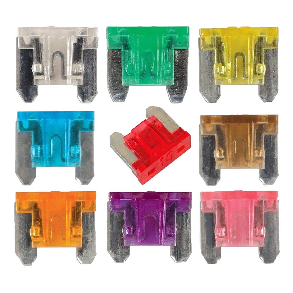 28 Pack Assorted Micro Blade Fuses 5A 7.5A10A 15A 20A 25A 30A Car Auto ...