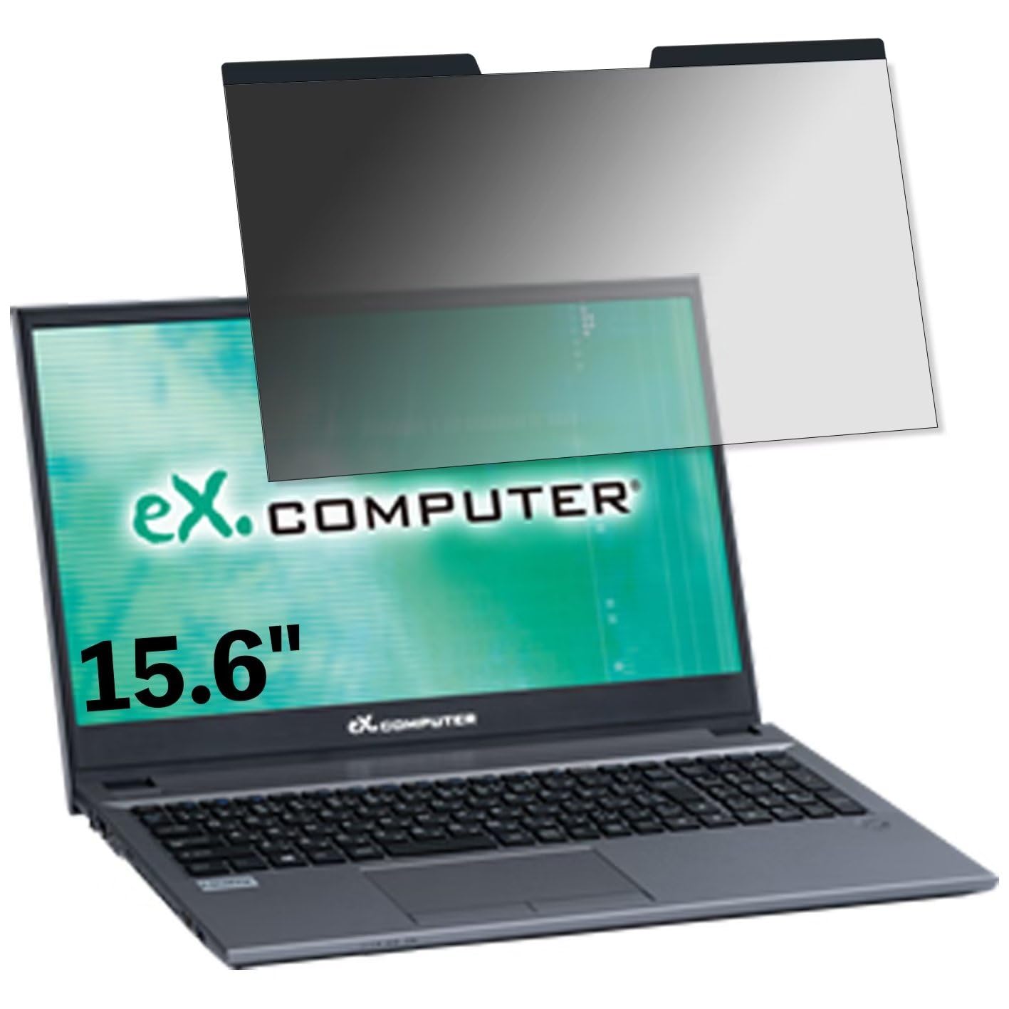 Amazon.co.jp: TSUKUMO eX.computer note N1505Kシリーズ 15.6インチ 16:9 対応 マグネット式 覗き見防止フィルター プライバシーフィルター ...