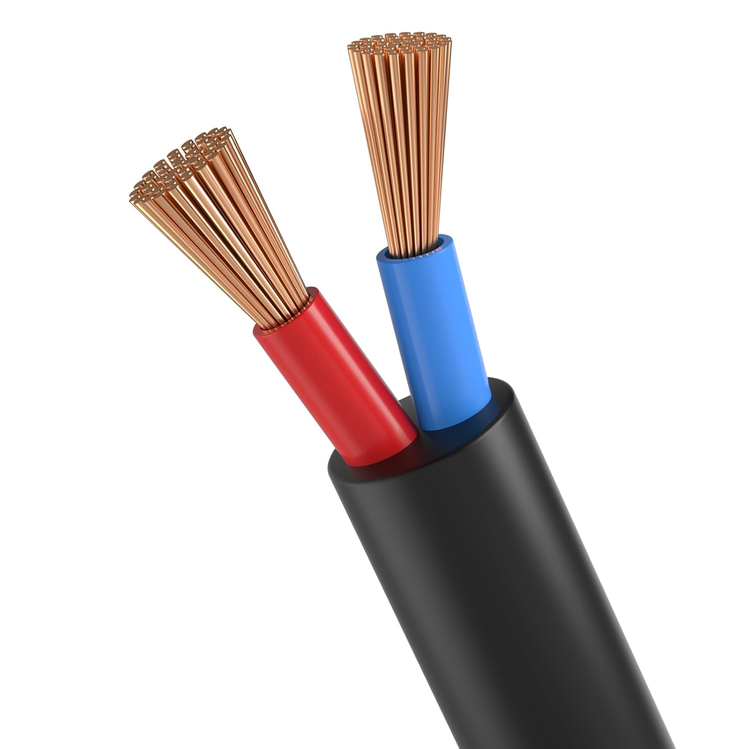 18 Gauge Wire 2 Conductor Electrical Wire, 18 AWG Wire Stranded PVC ...