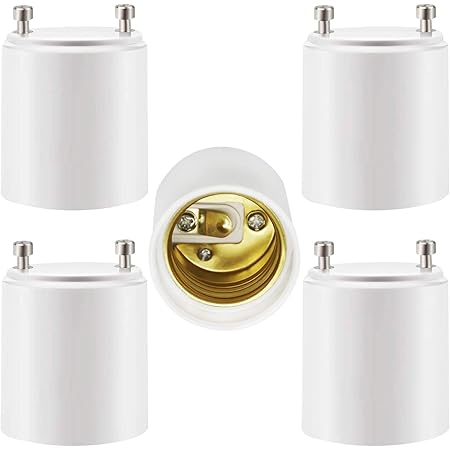 CliCli GU24 to E26 Socket Adapter, Max 200W and 160℃ Heat-Resistant ...