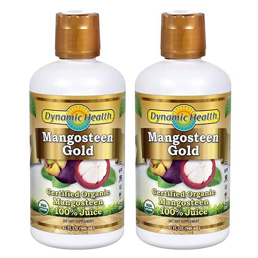 Amazon.com : Mangosteen Gold 100% Pure Dynamic Health 32 oz Liquid ...