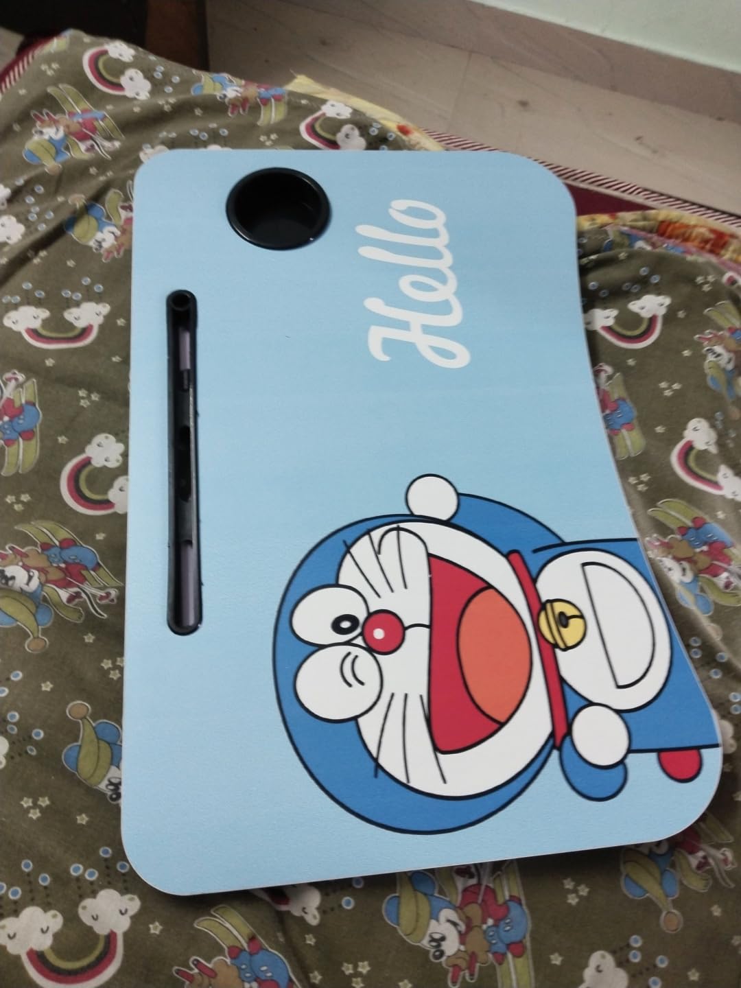 KVAS Study Table/Bed Table/Foldable and Portable Wooden/Writing Desk for Office/Home/School ...