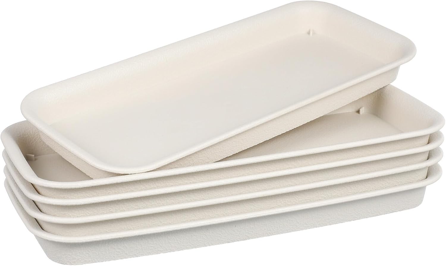 Amazon.com : Yardwe 5PCS Rectangular Plastic Plant Saucers, Windowsill ...