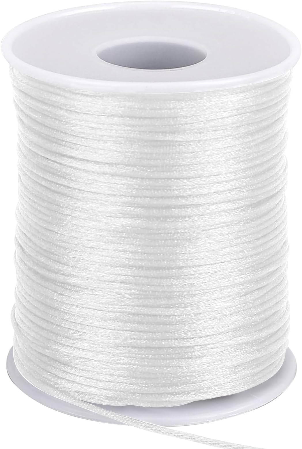 Amazon.com: Nylon Cord White Bracelet String 1.5 mm 110 Yard White ...