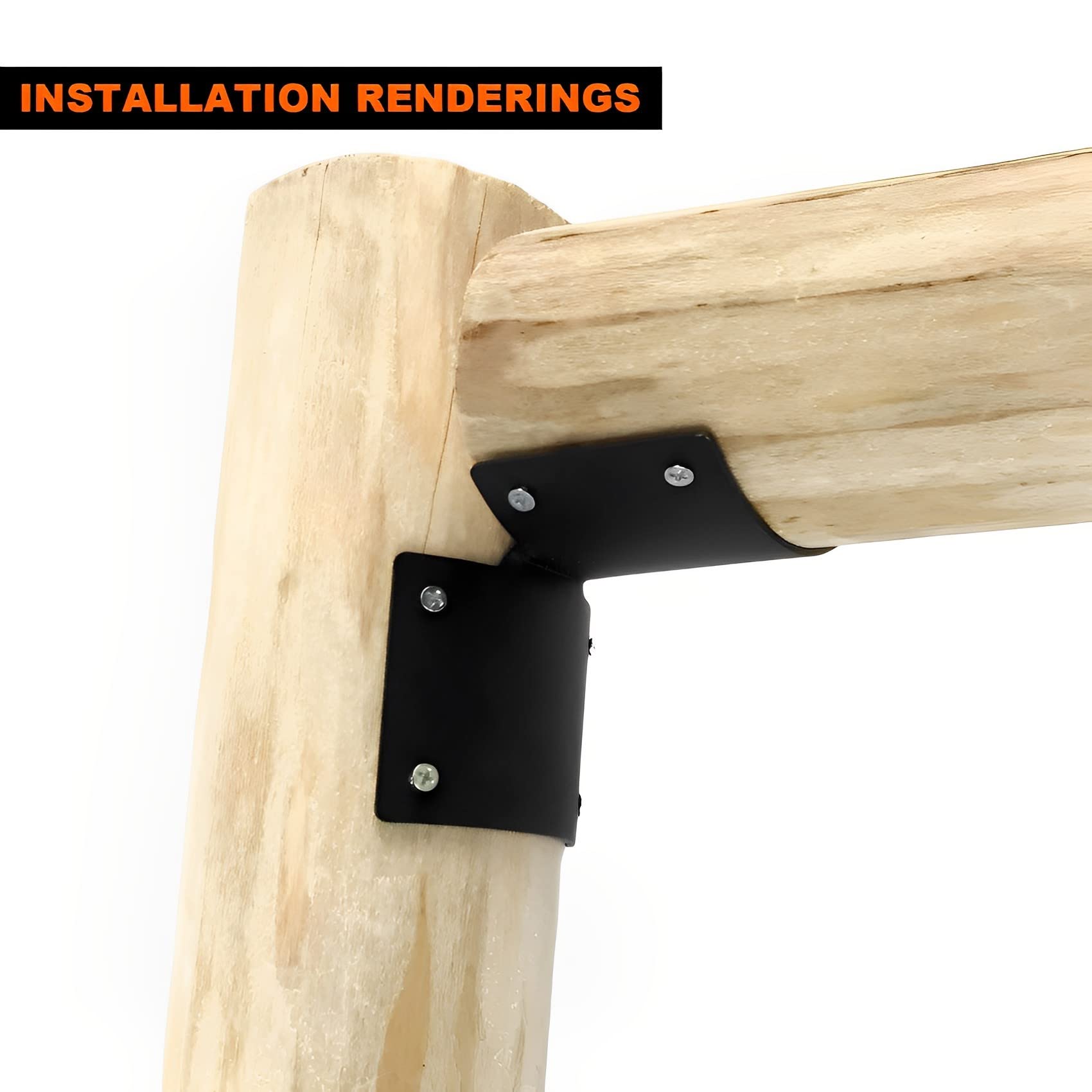 Snapklik.com : Round Post Fence Brackets - Supply - Online Brackets ...
