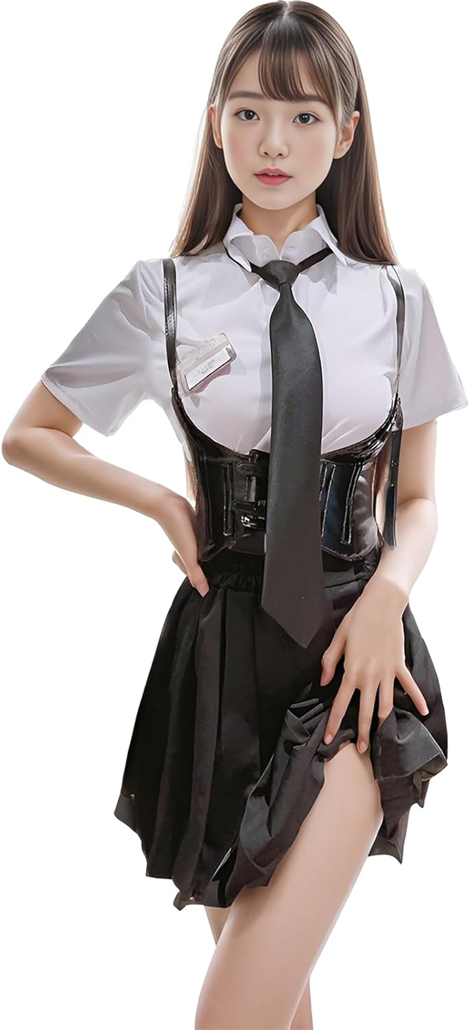 Amazon.co.jp | [SENMHS] セクシー ol コスプレ 女教師 秘書 制服 ランジェリー エロ エッチ な 下着 貧乳 アダルト ボディコン 誘惑 可愛 過激 cosplay ...
