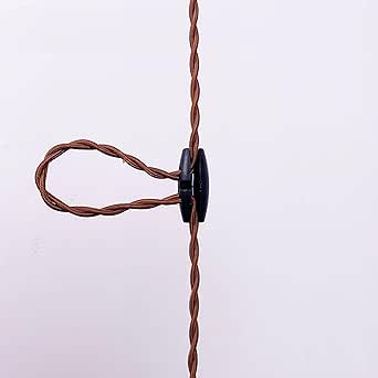 SKIVTGLAMP Black Finished Cable Hook Regulator Art Lamp Cord Shortener ...