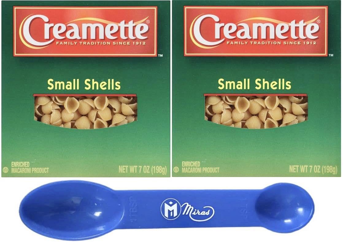 Amazon.com: (Pack of 2) Creamette Small Shells Pasta 7 oz (Miras ...