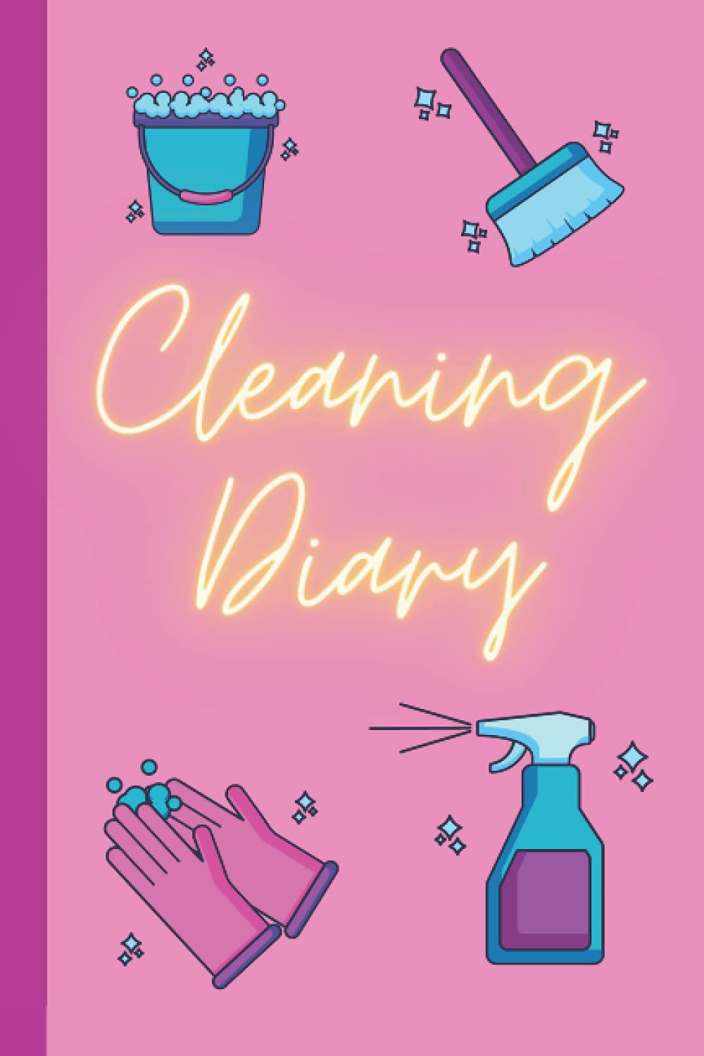 Cleaning Diary: weekly&monthly organiser and notebook, daily cleaning ...