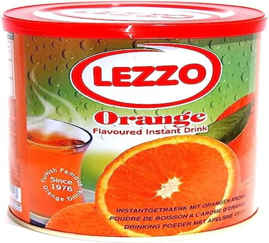 Lezzo Orange - boisson instantanée au goût d'orange (700g) : Amazon.fr ...