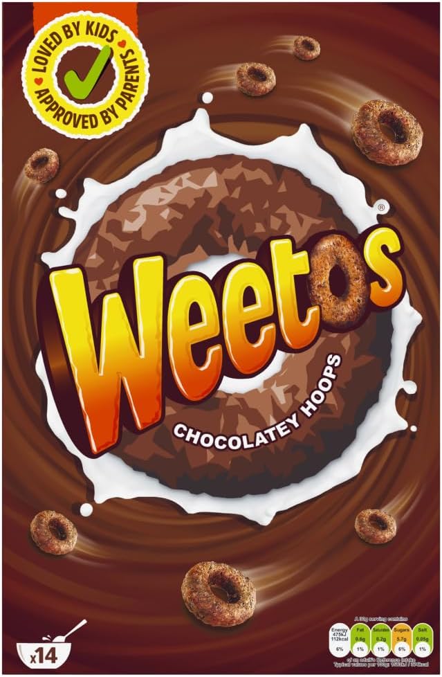 Weetos Chocolatey Hoops 420g : Amazon.co.uk: Grocery