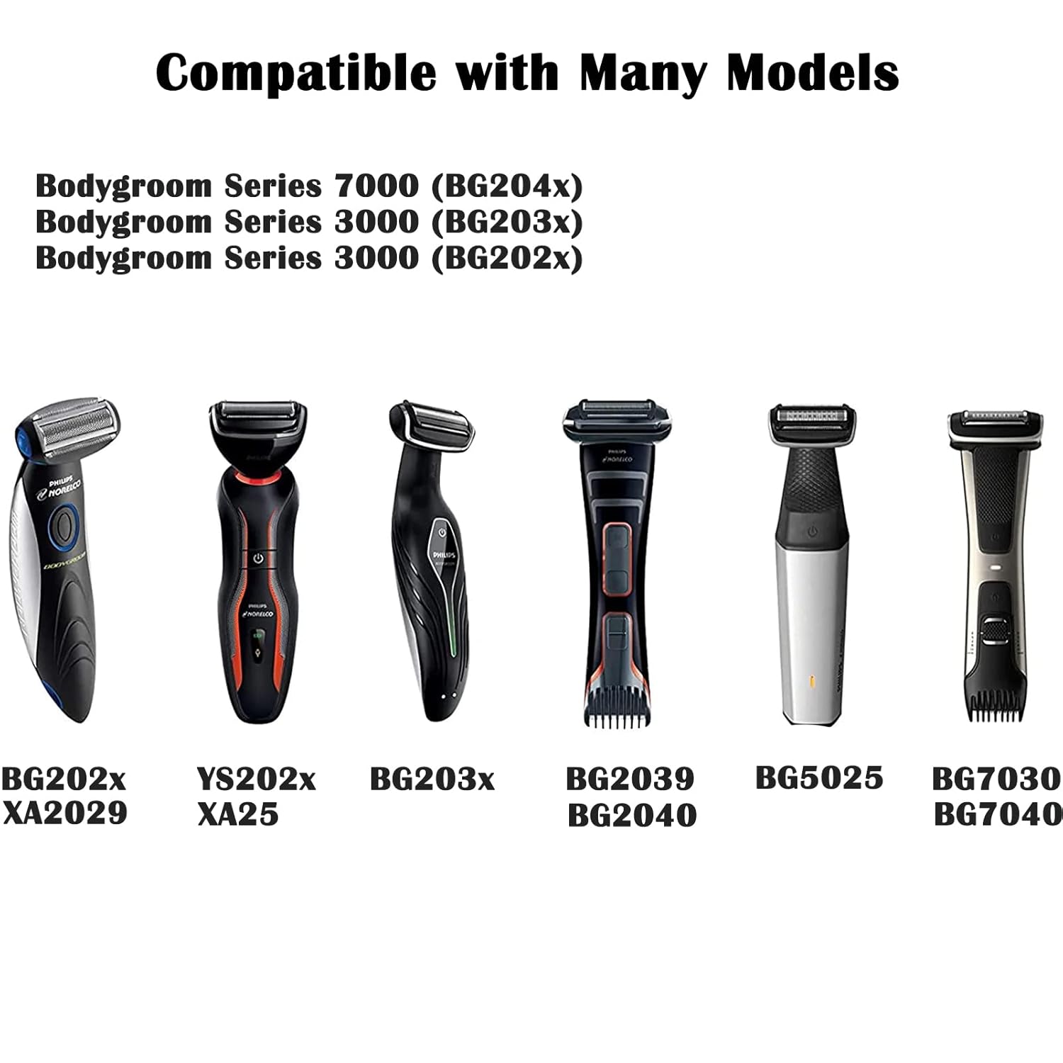 BG2000 – Cabezal de repuesto para afeitadora de cuerpo Norelco ...