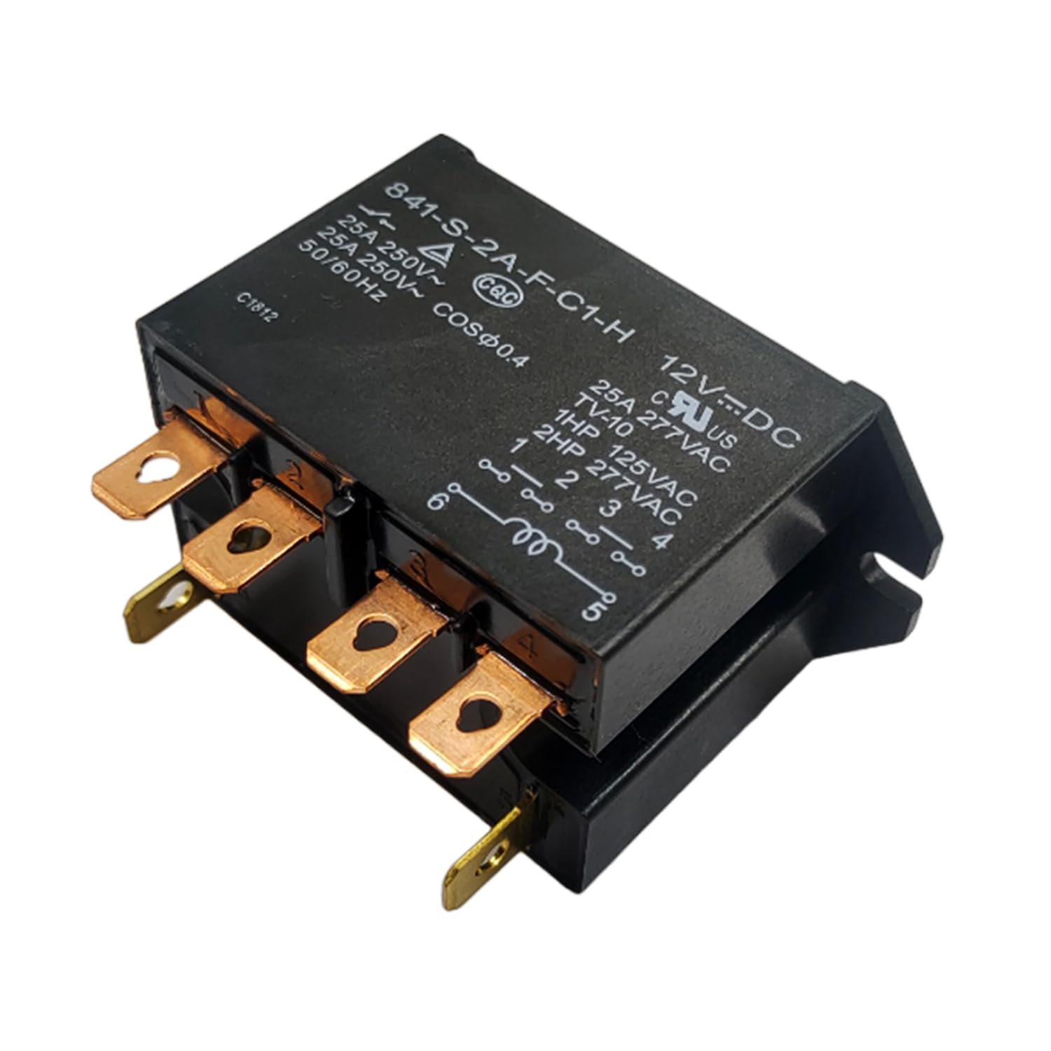 Snapklik.com : Multi-Purpose Automotive Relay 841-S-2A-F-C1-H 12VDC ...