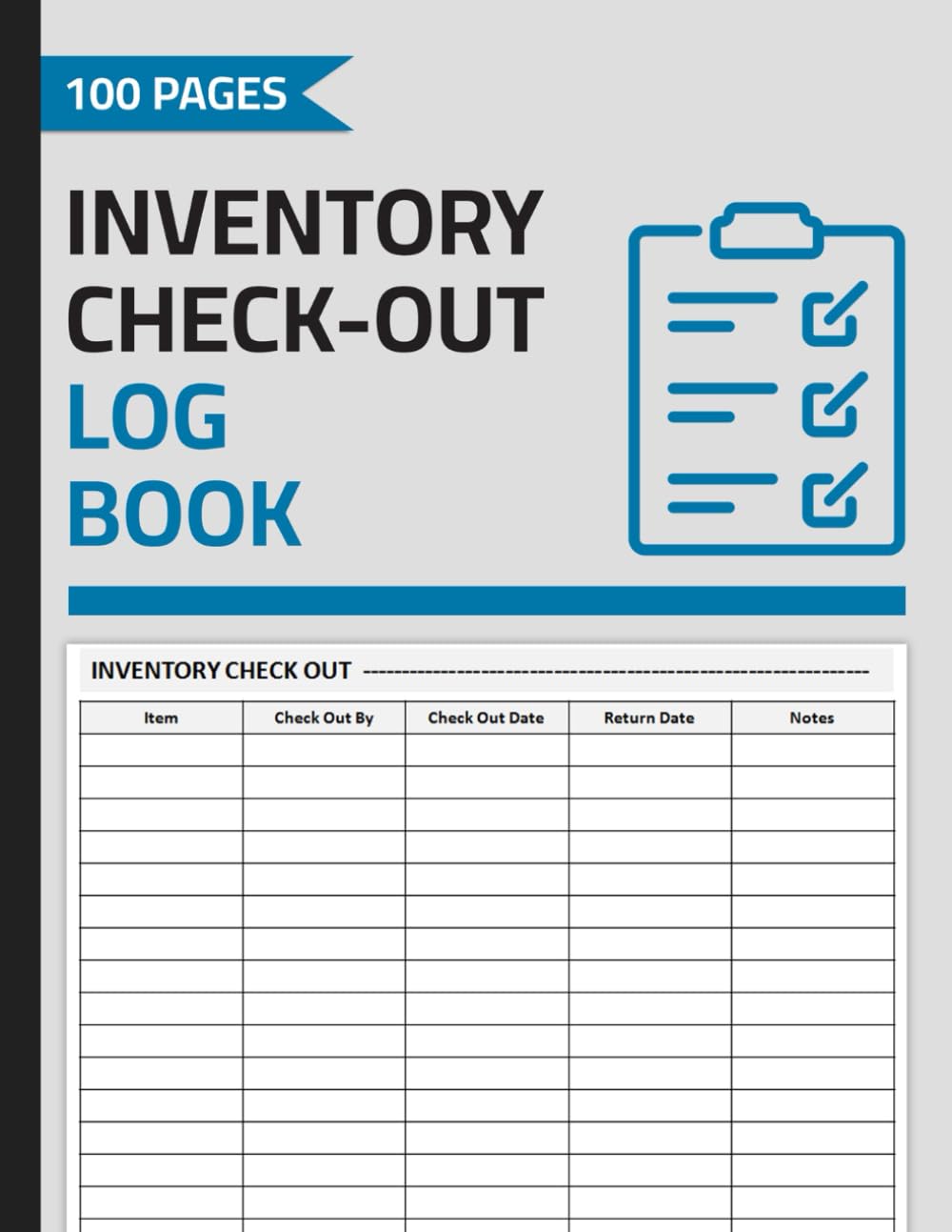 Inventory Check Out Log Book: Inventory Check-Out Sheets | Inventory ...