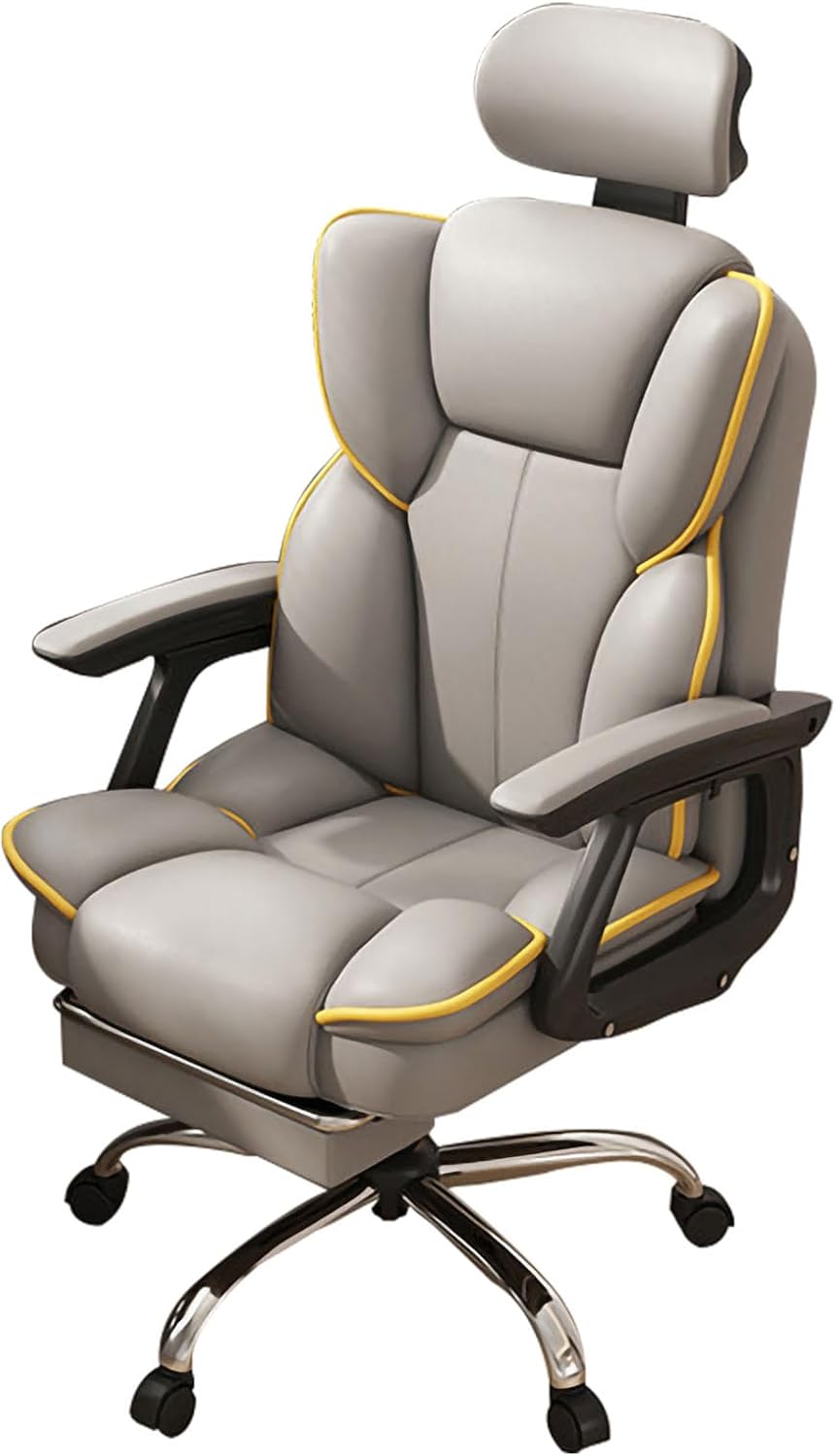 Amazon.com: JSLJJBD Gaming Chair with Footrest Video Game Chairs Can ...