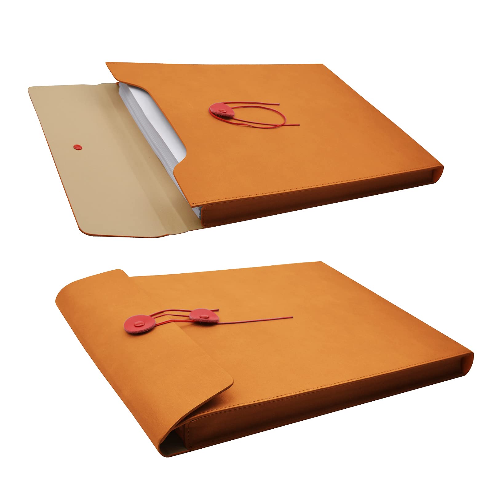 Leather Folder CAMPIO PU Leather 20-Leaf File Folder, Interview ...