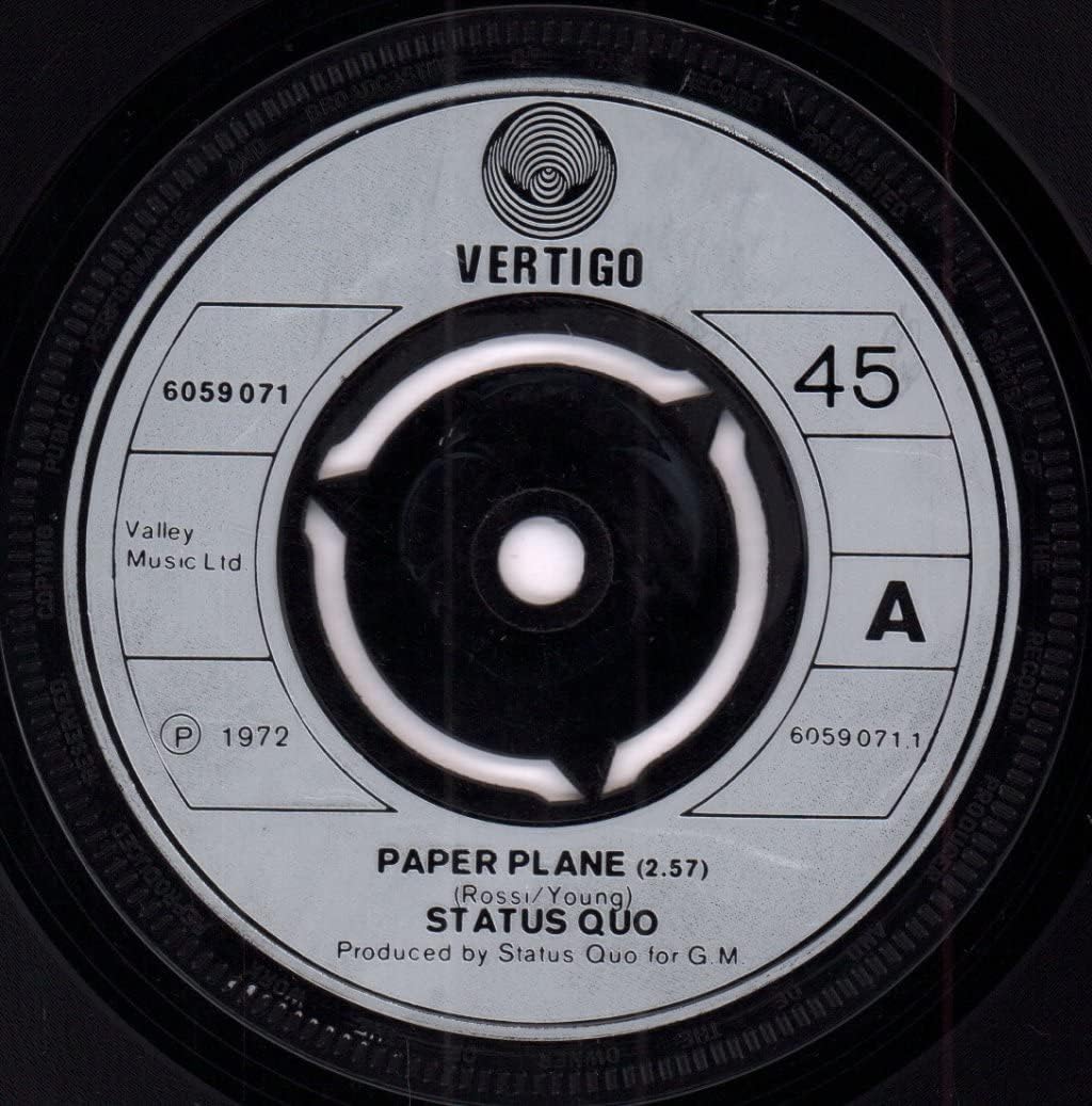 Amazon Paper Plane Status Quo 7 45 Amazon Paper Plane Status Quo 7 45