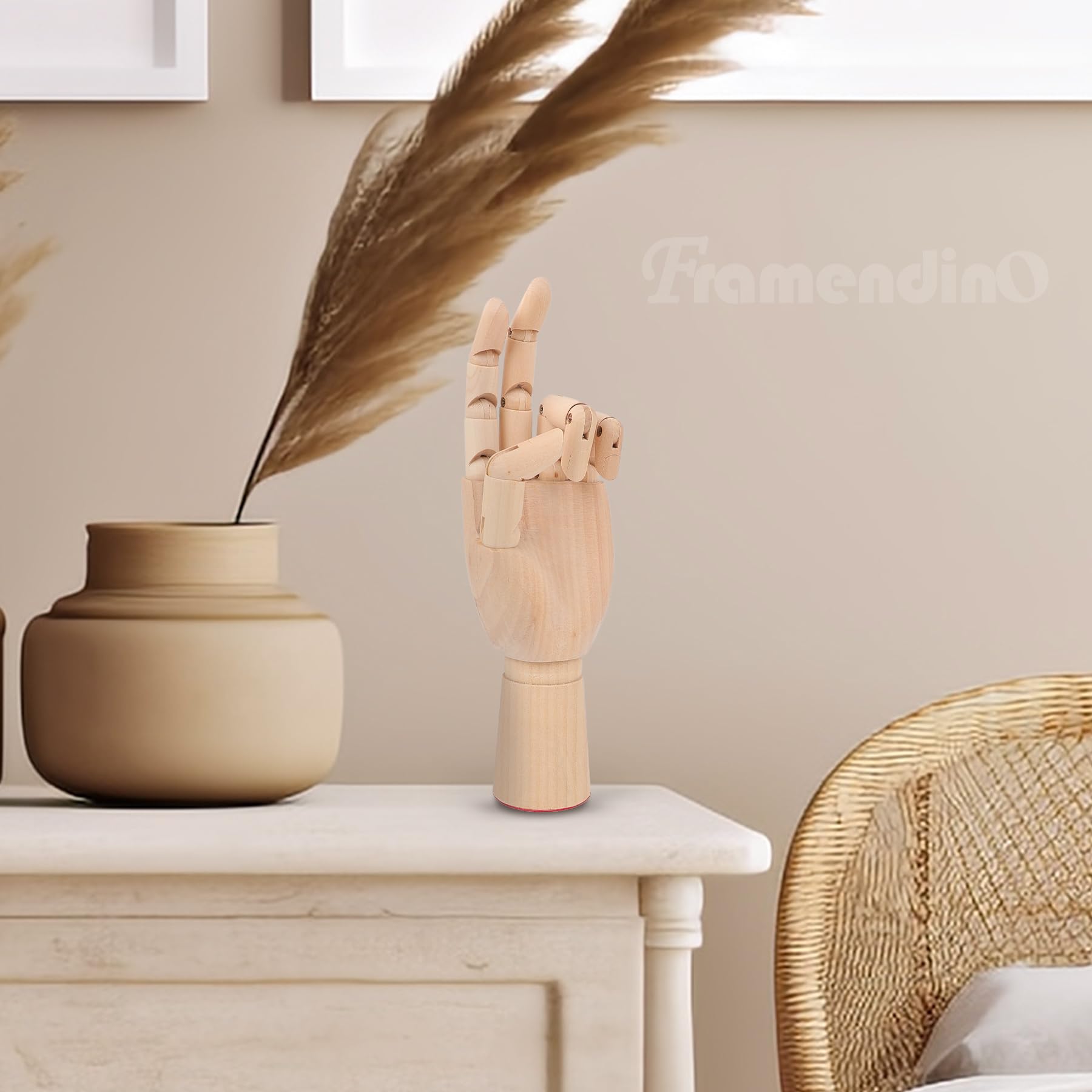 Snapklik.com : 2 Pack 10" Wood Hand Model Wooden Right Left Artist ...