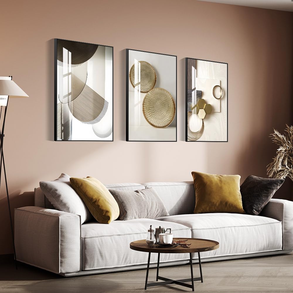 Amazon.com: SUCSACEK Decorative Wall Art Prints 3 Panels Abstract ...