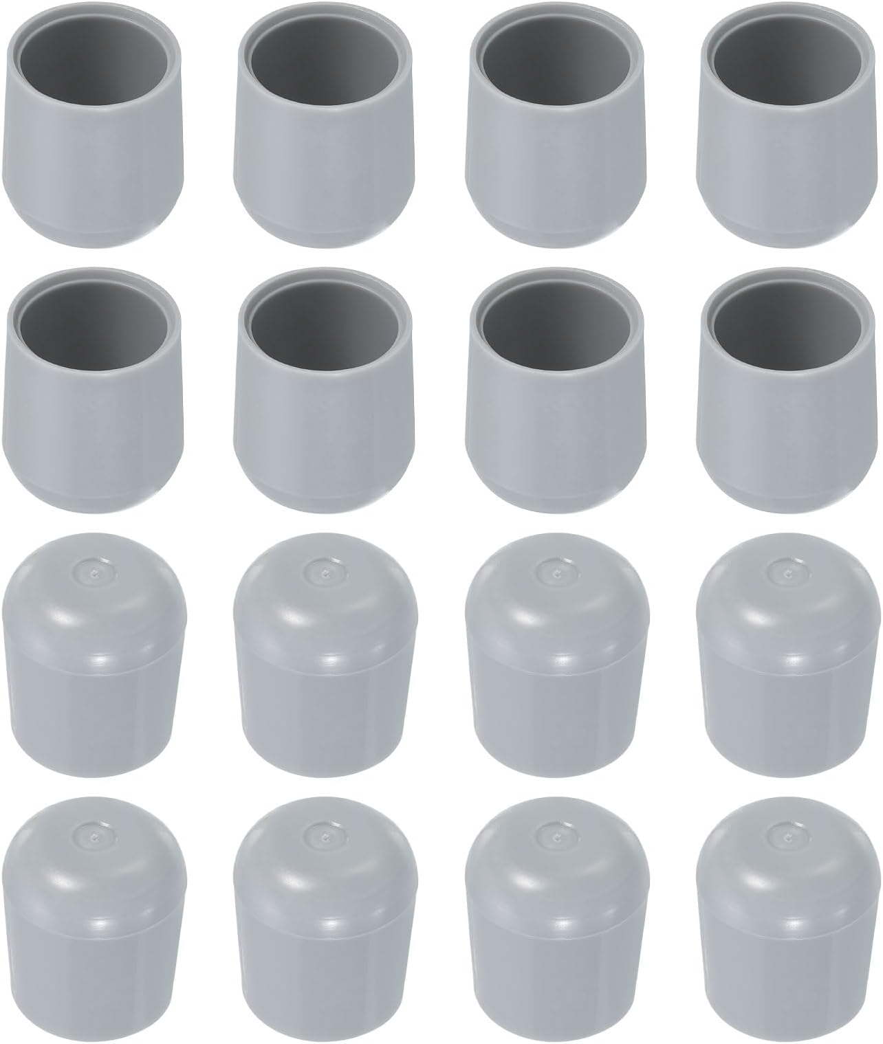 uxcell Chair Leg Floor Protectors, 16pcs 3/4" - Plastic Round Chair Leg ...