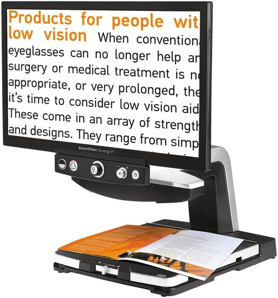 Amazon.com: HumanWare SmartView Synergy PI 23 in video magnifier with ...