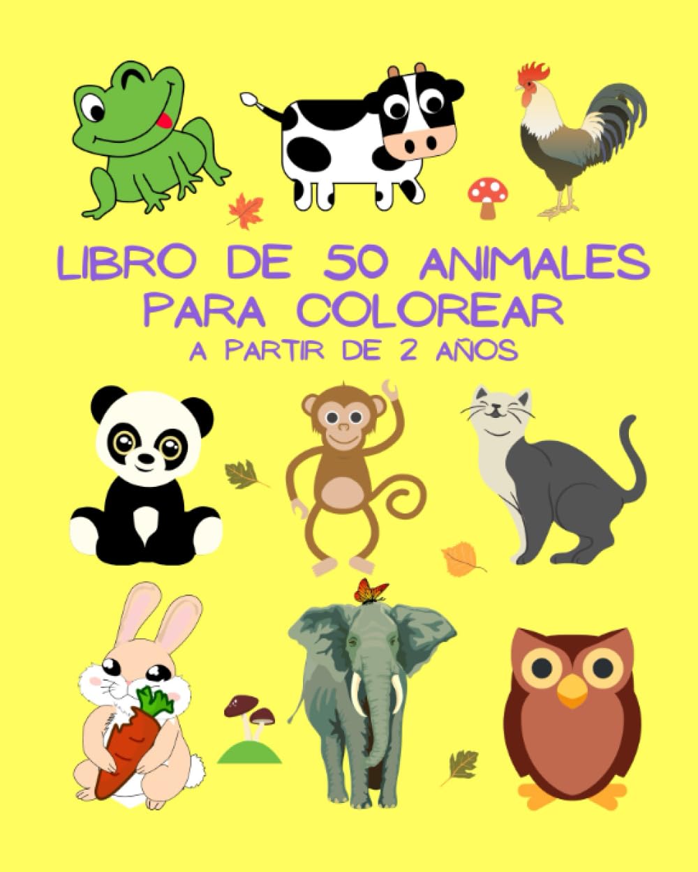 Libro Para Colorear De Animales Para
