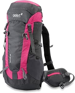 Amazon.com : Gelert Summit Rucksack - Black/Magenta, 35 Litre : Sports ...