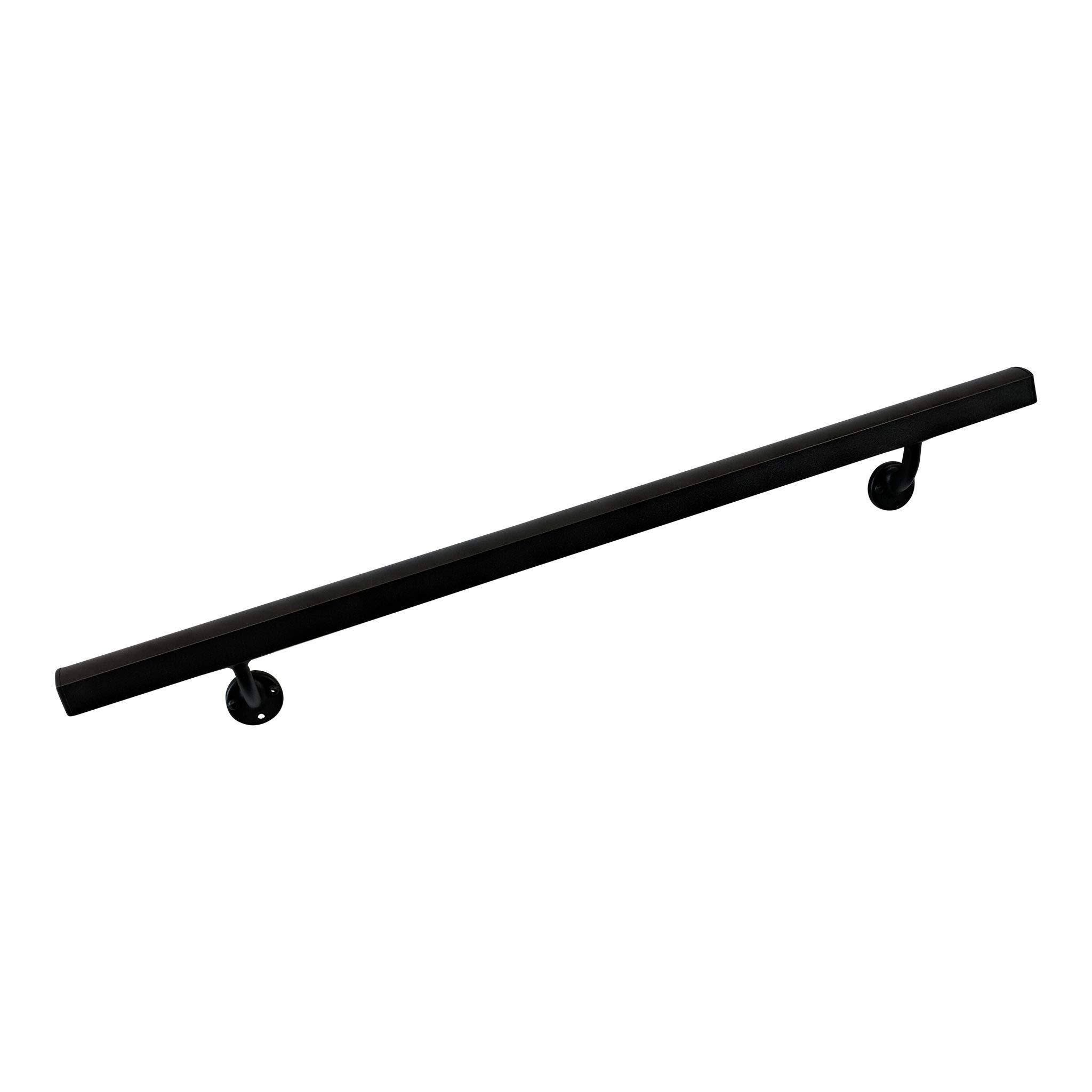 Buy Aluminum Handrail DirectAHR 6' Handrail Section with s - Black Sand ...