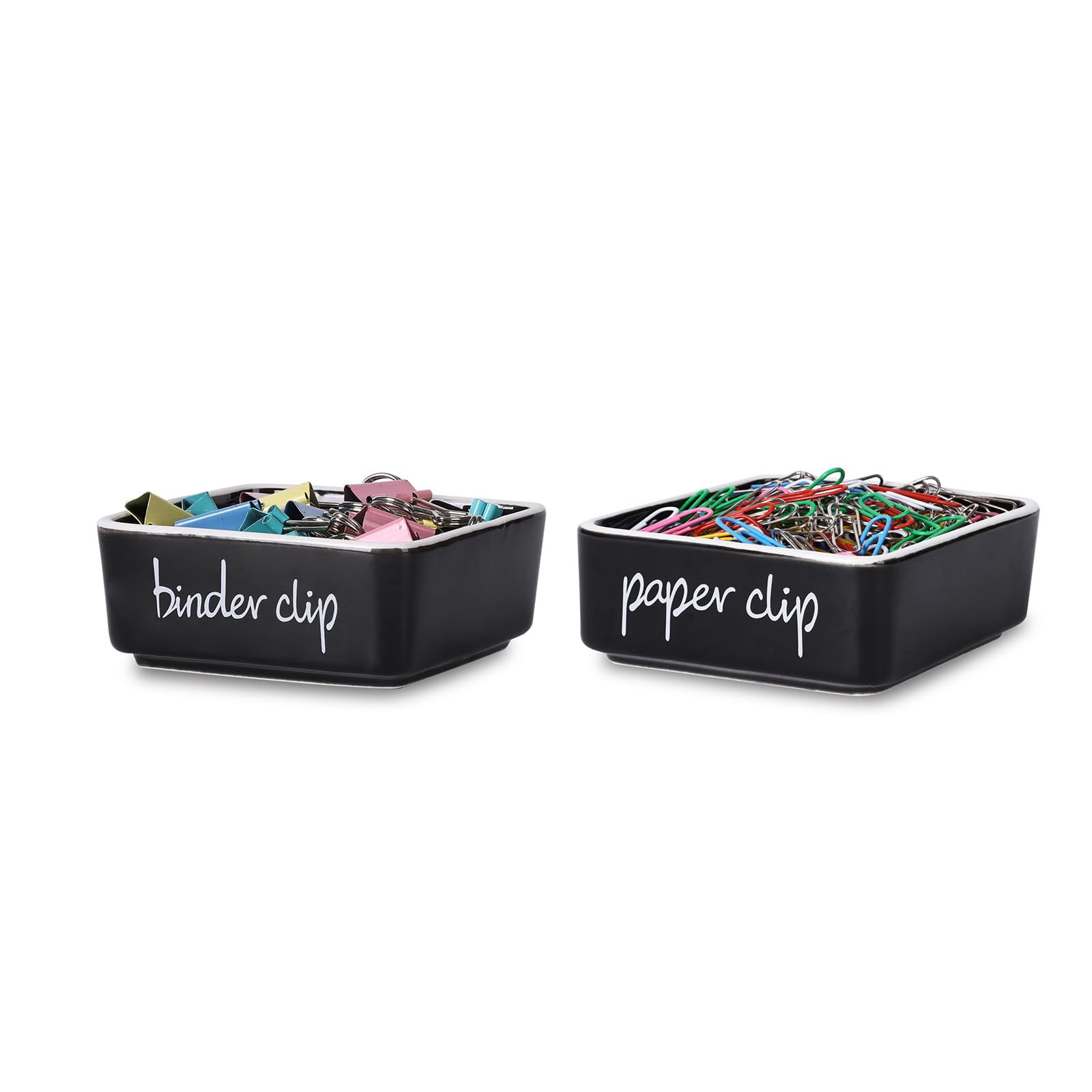 Snapklik.com : Farmhouse Square Paper Clip And Binder Clip Holders ...