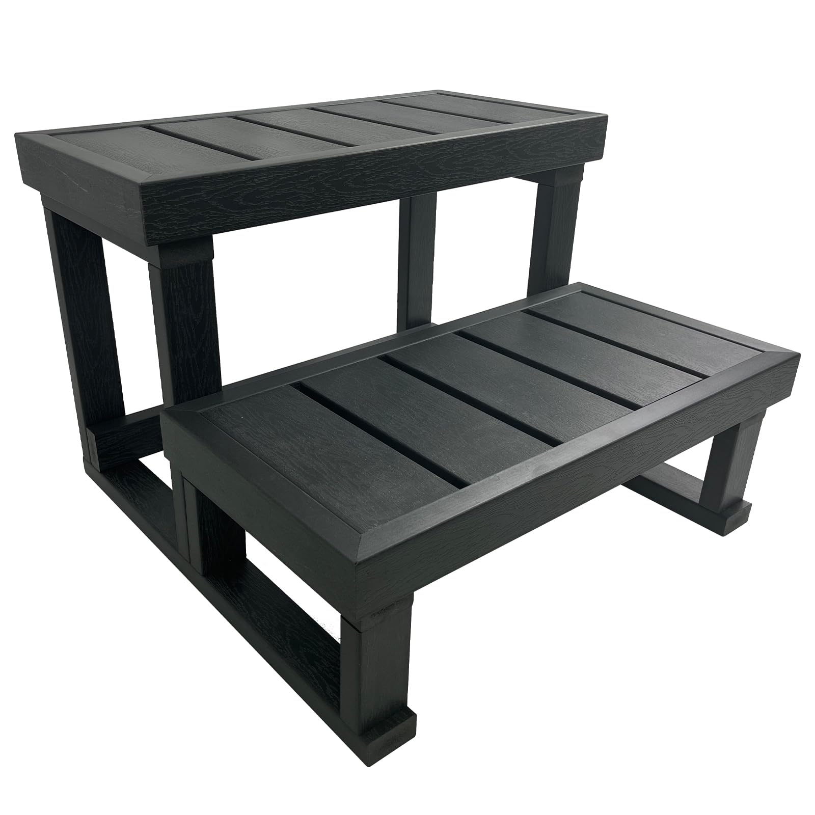 Amazon.com: Two Steps hot tub Steps, Wood-Plastic Composite Steps into ...