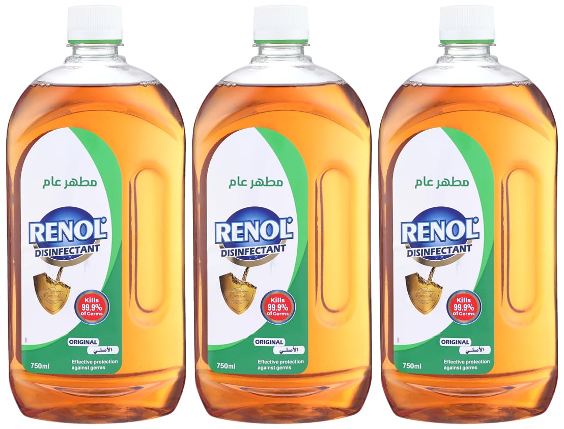 Renol liquid disinfectant, 2.25 litre, set of 3 pieces - Package May ...