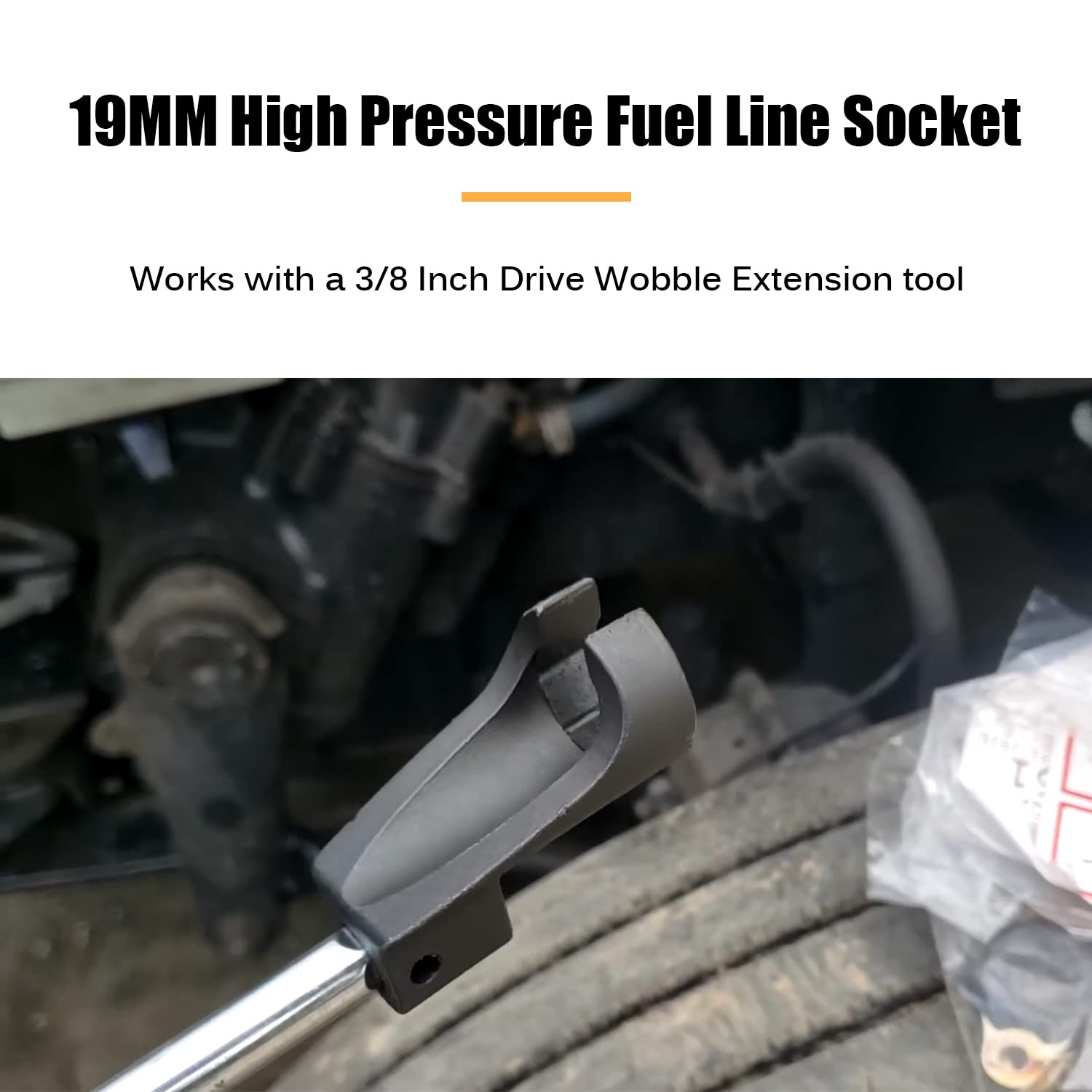 Snapklik.com : Mekar 19MM High Pressure Fuel Line Socket Compatible For ...