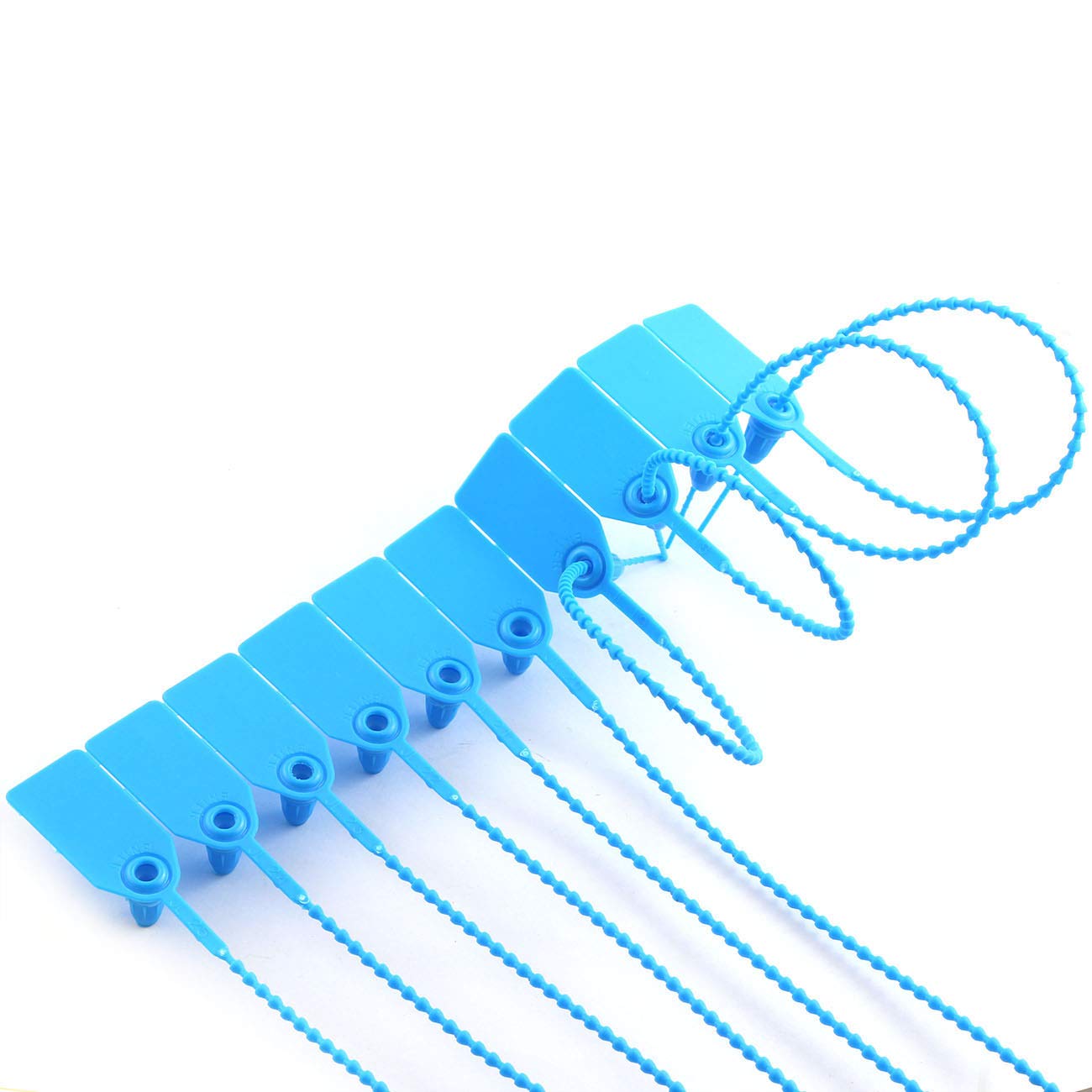 Lock Tight 100pcs Nubered Security Cable Seals Taper-Evident Steel Wire ...