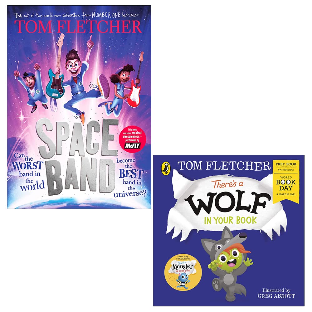 Tom Fletcher Collection 2 Books Set (Space Band [Hardcover] & There's a ...