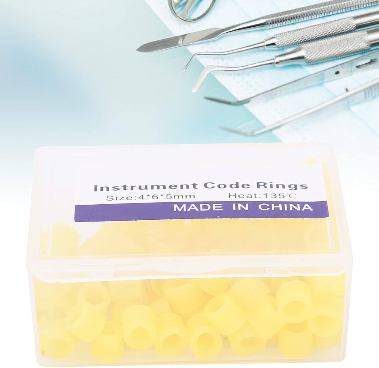 Color Code Band, Silicone Color Code Rings, Dental Color Code Rings Non ...