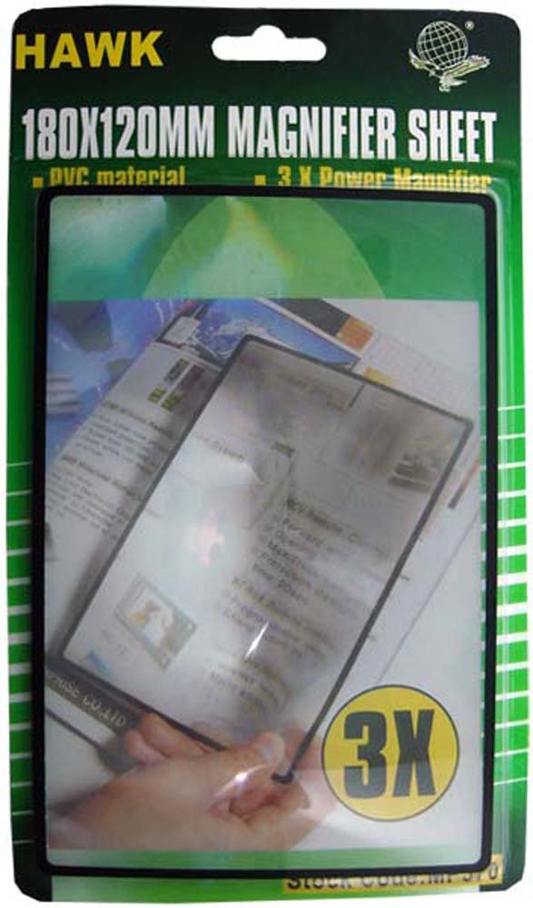 Amazon.com: Maximize 3X Fresnel Large Magnifier Sheet | 5" x 7" Scratch ...