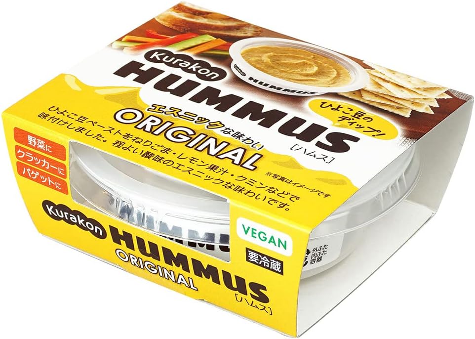 Amazon | オーサワ KURAKON HUMMUS ORIGINAL 80gx4個 (冷蔵) | オーサワ | クルトン 通販