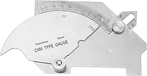 Amazon.com: Fafeicy Steel Welding Measure Tool, MG-8 Weld Gauge Welding Seam Gauge Seam ...