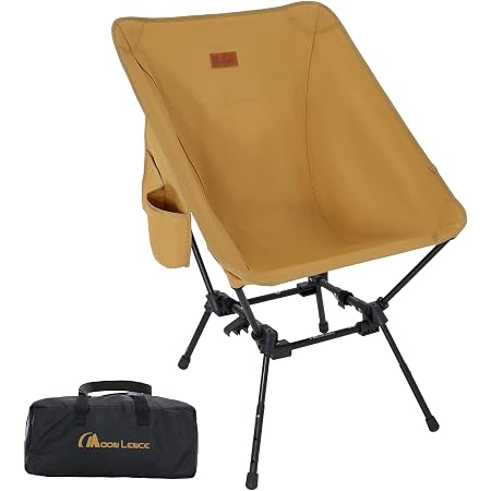 Amazon.com: MOON LENCE Plus-Size Camping Chair for Adults, Adjustable ...