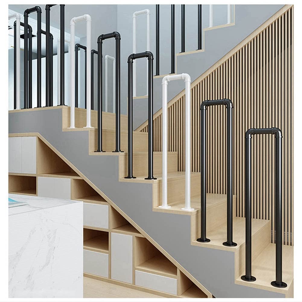Buy XXIOJUN 2 Pack Stair Handrail Step Railing U-shaped Industrial ...