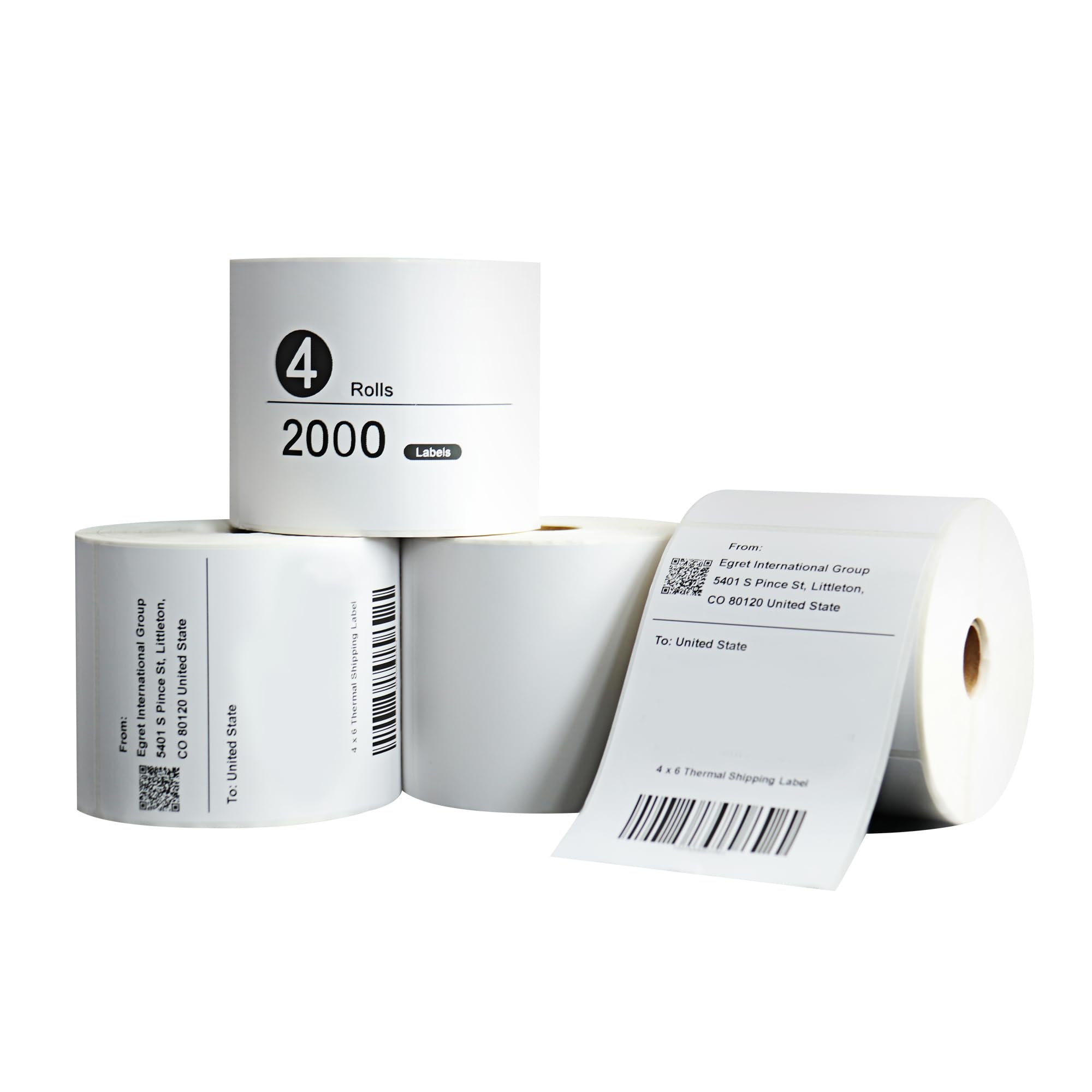 Amazon.com: ALLIGATOR 4x6 Thermal Shipping Labels - 4Rolls,500 Labels ...