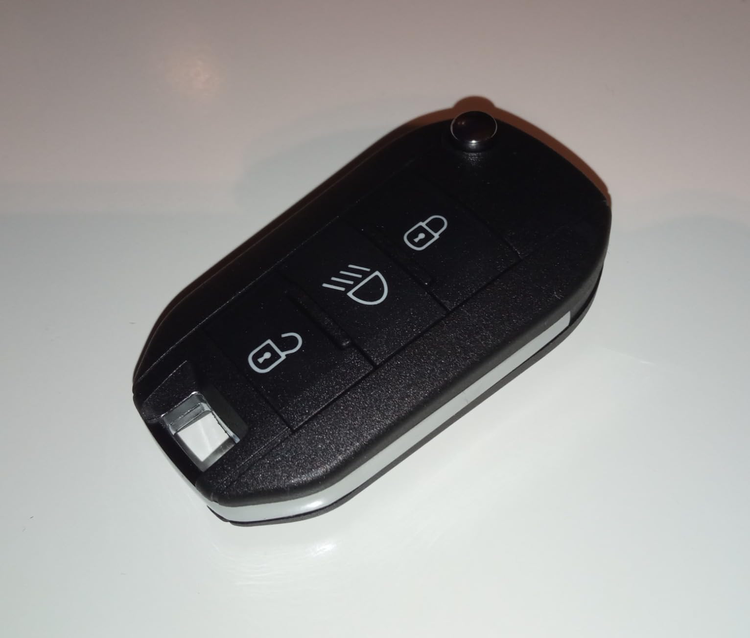 3 Buttons Car Key Fob Case For Peugeot 2008 3008 4008 208 307 308 408 ...