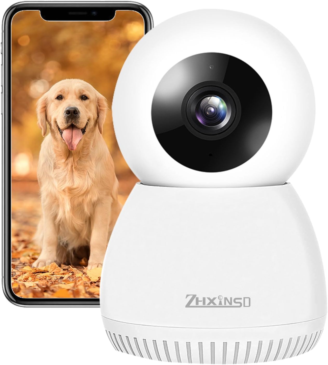 Amazon.com : ZHXINSD Indoor Security Camera, 1080P Pan& Tilt Home ...