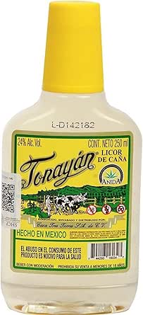 Licor De Caña Tonayan Amarillo 250 ml : Amazon.com.mx: Alimentos y Bebidas