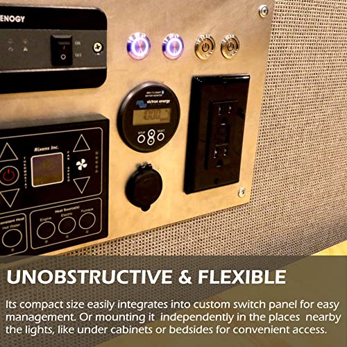 acegoo DC 12V PWM Dimmer RV Boat Light Dimming Switch, Recessed Mount ...