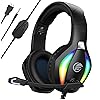 Amazon.com: NIVAVA Gaming Headset for PS4, PC Headphones with ...