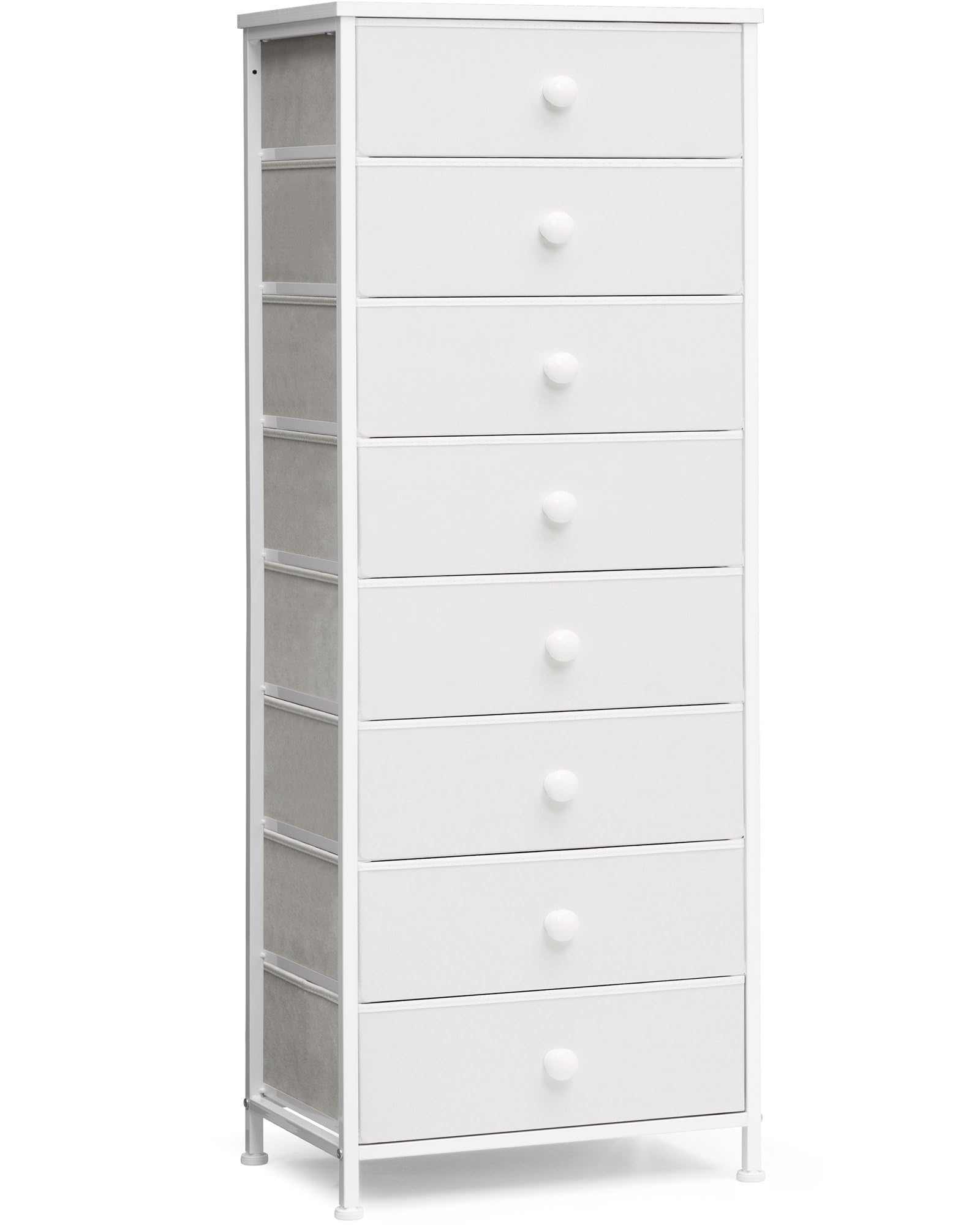 Amazon.com: Crestlive Products Tall Dresser, 8-Drawer Fabirc Storage ...